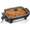 20.5" x 12.5" x 7.5" Durathons Ceramic Reversible Nonstick Electric ...