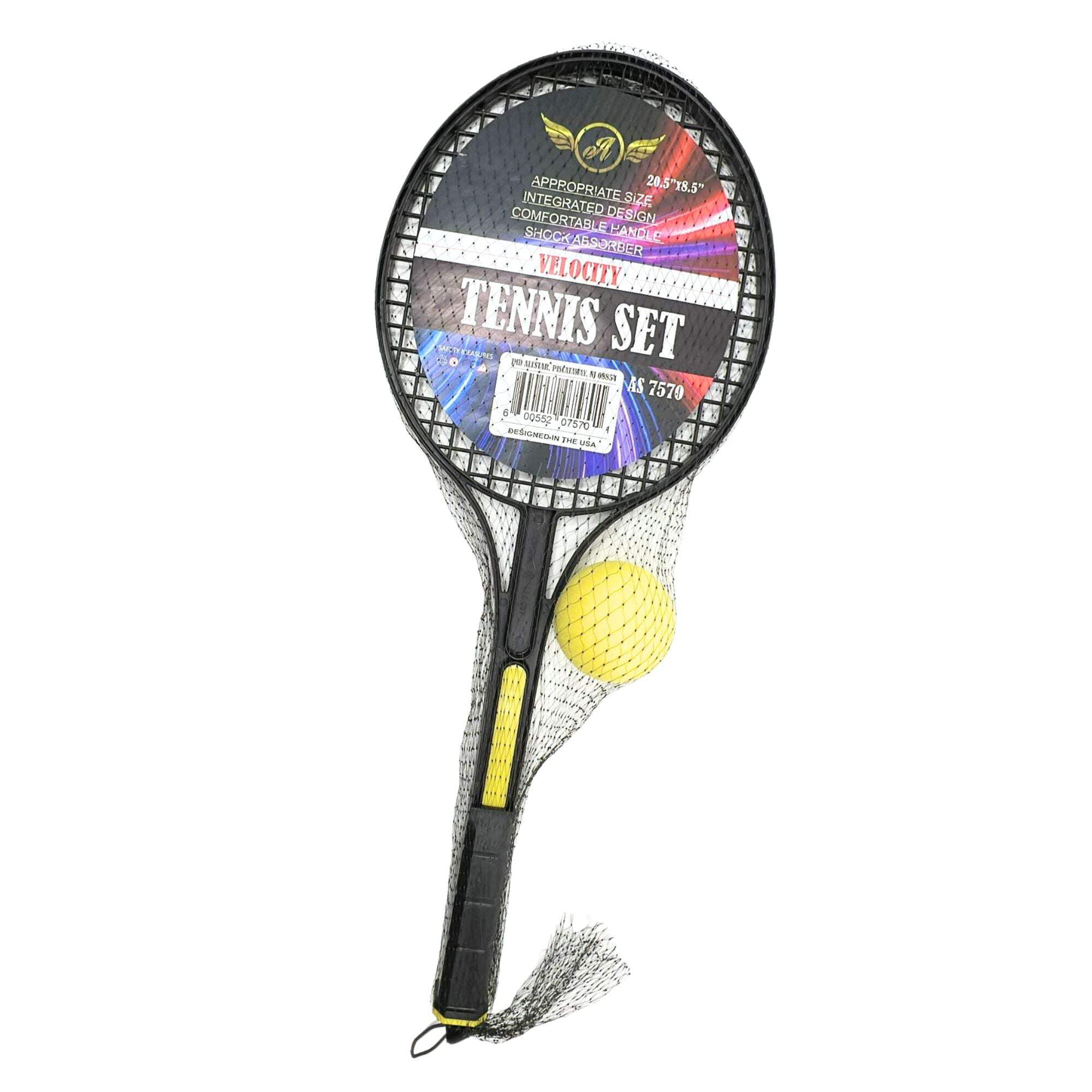20.5" x 8.5" Tennis Set for Kids – Lightweight Rackets with Ball ...