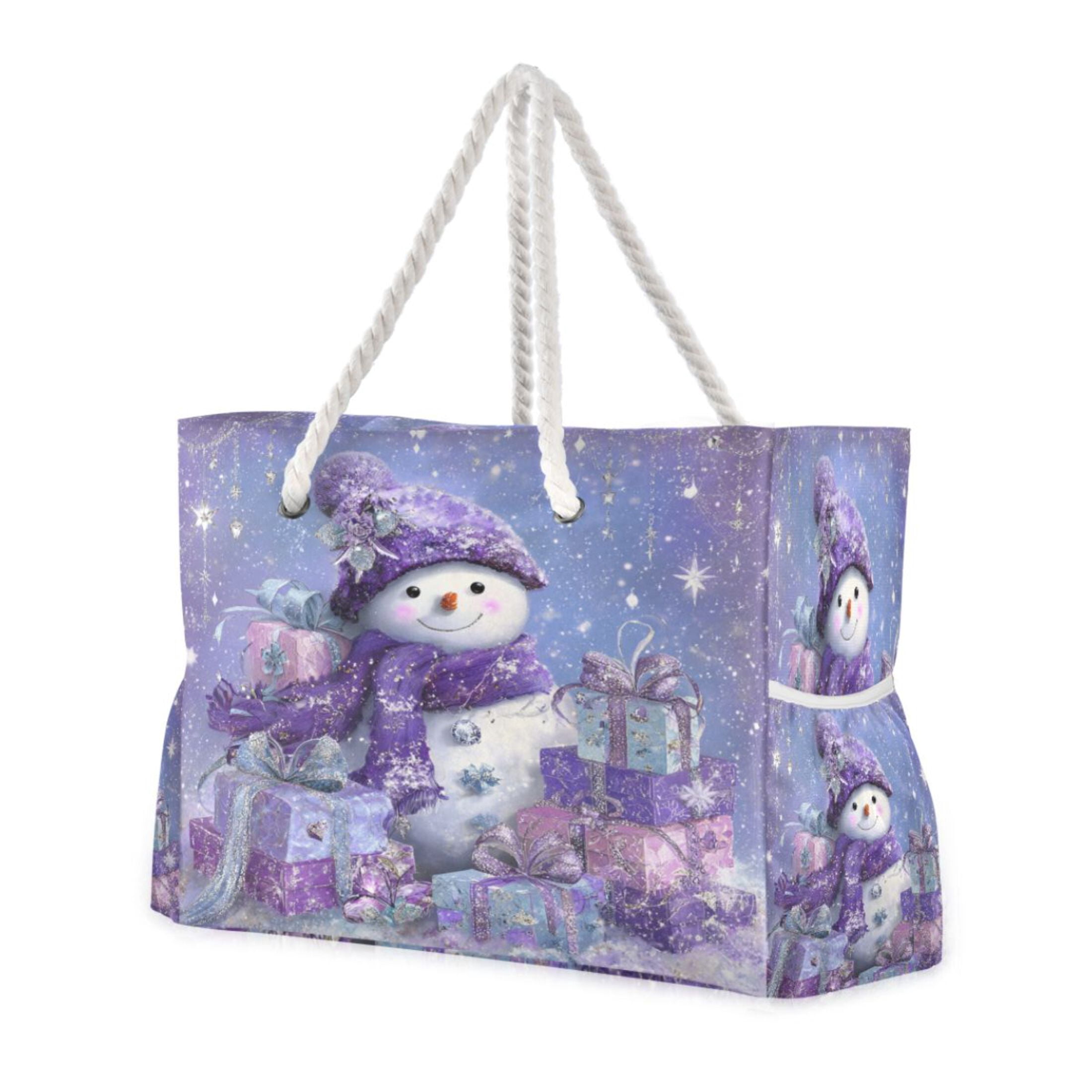 20.5"x15" Large Beach Tote Bag with Rope Handles, Waterproof Nylon ...