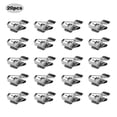 20/50/100Pc Stainless Steel Solar PV Cable Clips Cable Clamp Edge Clip ...