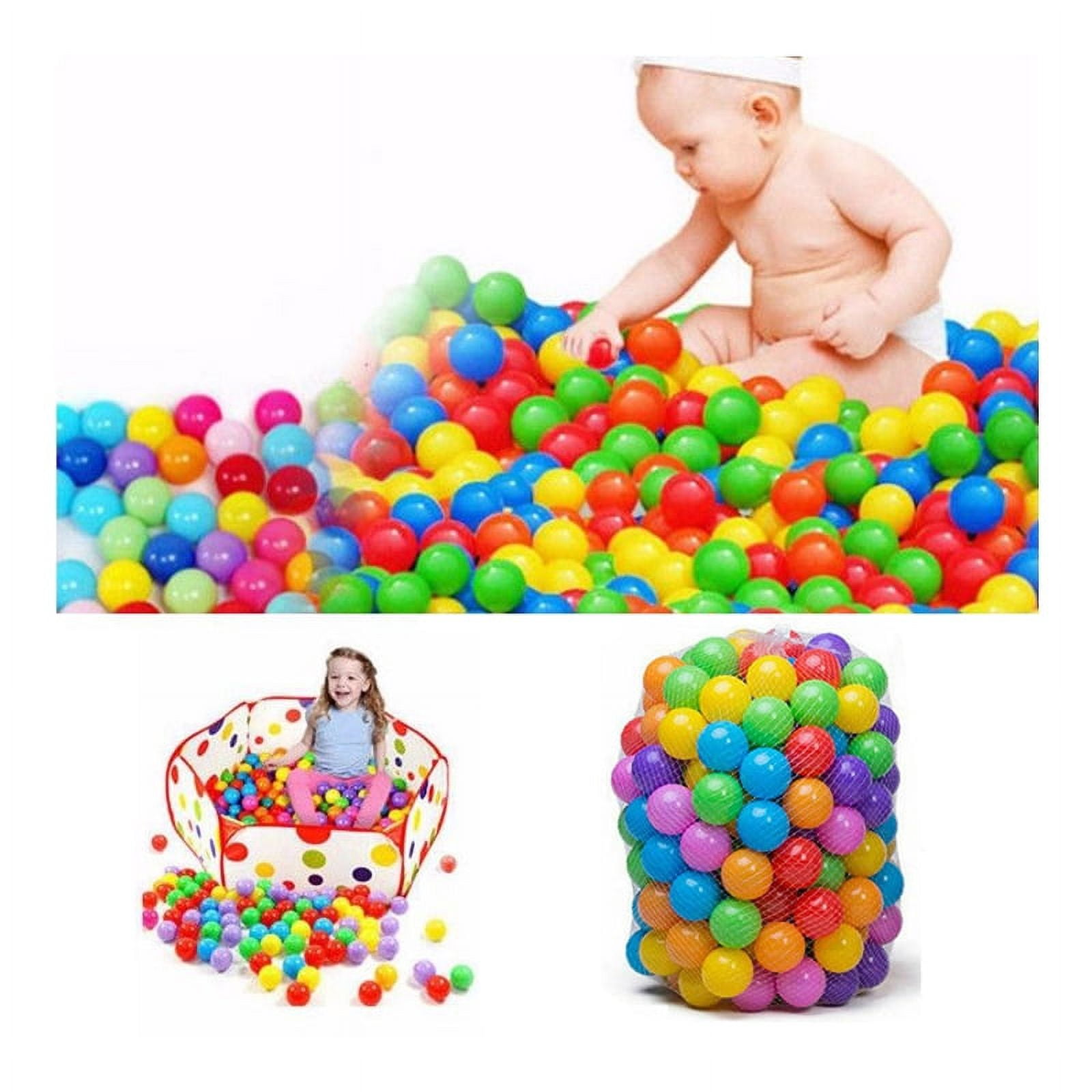 20/50/100Pcs Colorful Ocean Ball Fun Ball Soft Plastic Swim Pit Toy For ...