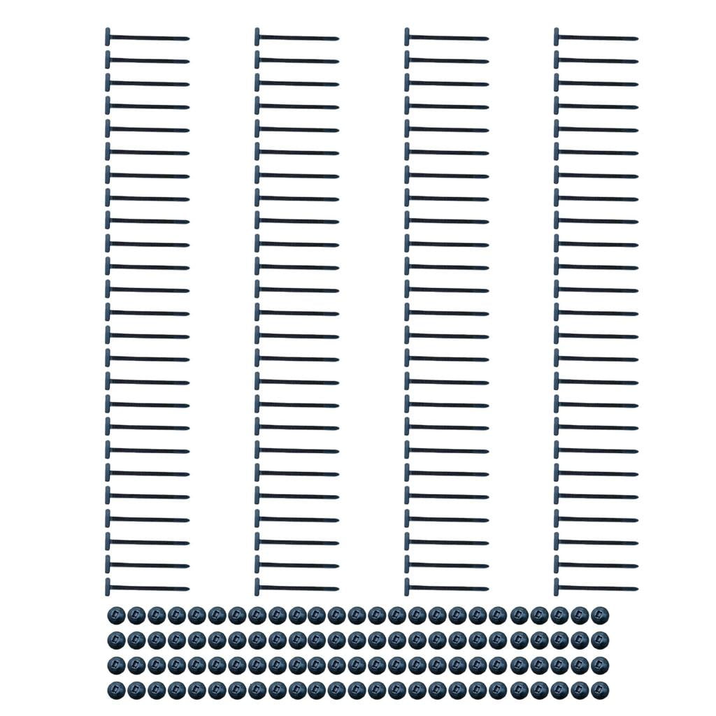 20/50/100Pcs Nylon Cable Tie Push Clip Car Nylon Tie Wrap Cable Fixed ...