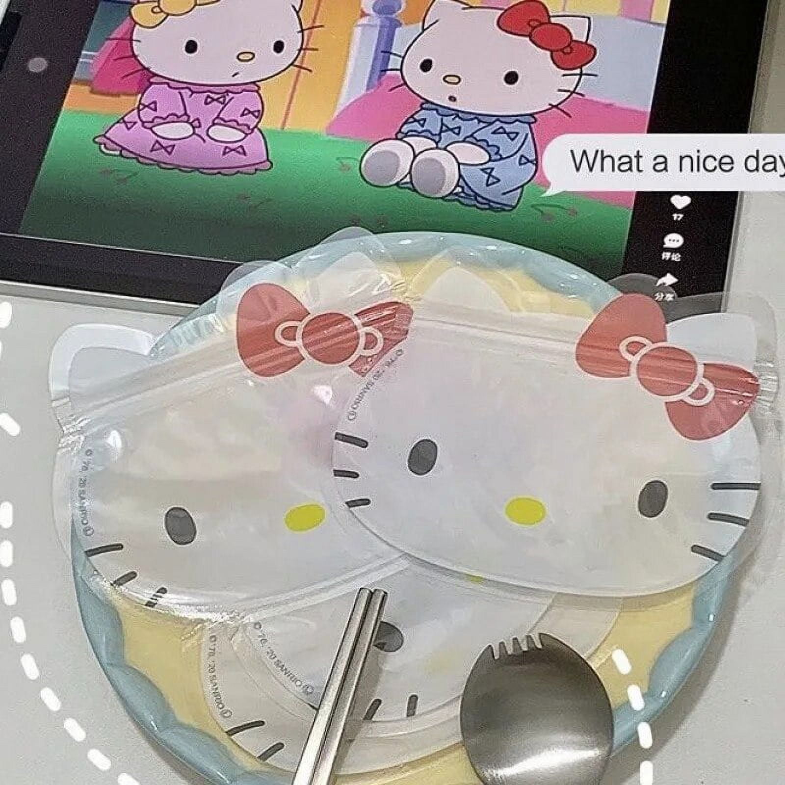 20/50/100Pcs Sanrio Transparent Heart Ziplock Bag Hello Kitty ...