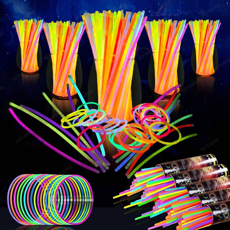 20/50/100pcs Glow Sticks Glow In The Dark Party Fluorescence Light ...