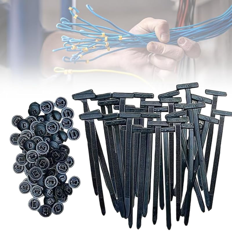 20/50/100pcs Nylon Universal Cable Tie Buckle for Car, Multipurpose ...