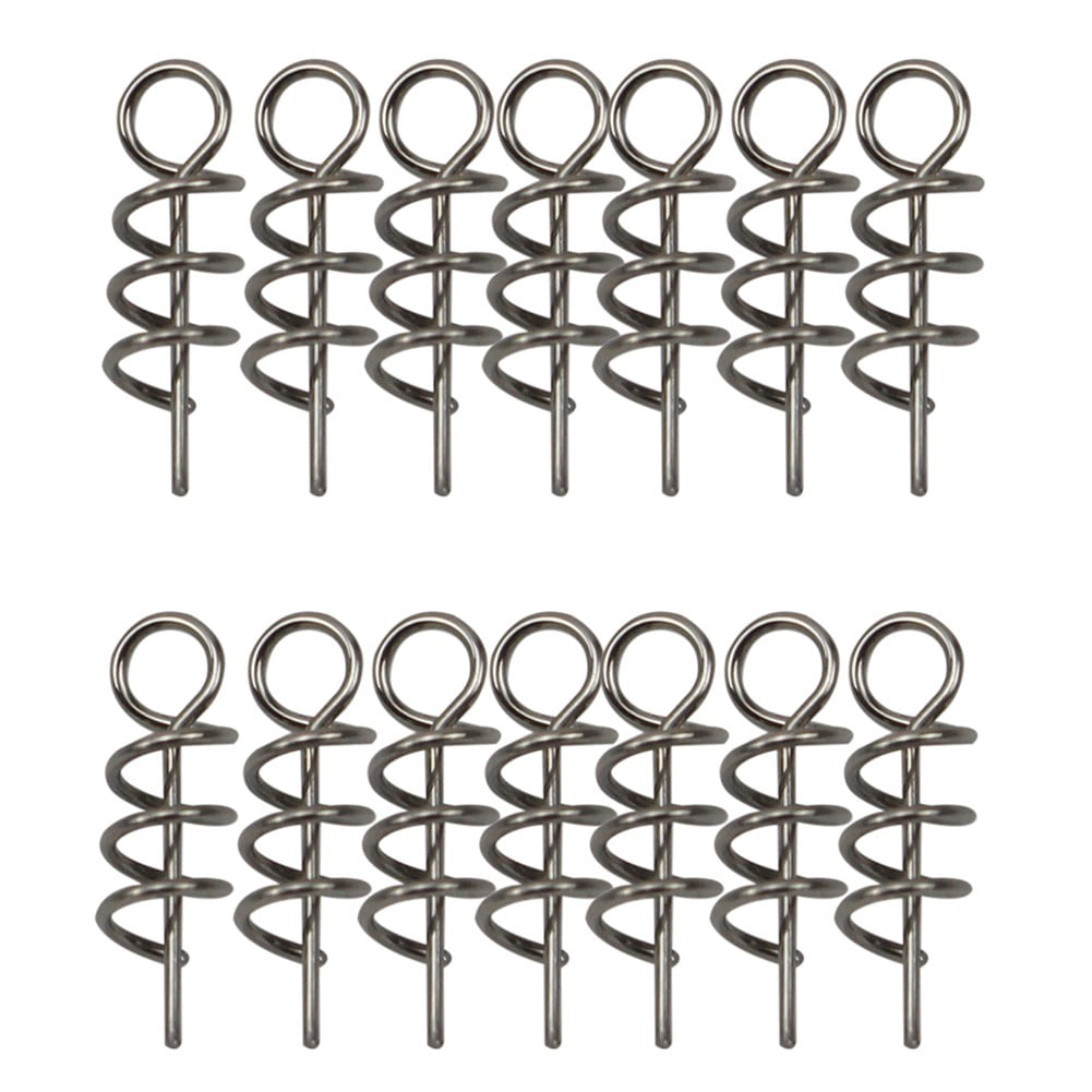 20/50/100pcs Spring Lock Pin Crank Hook Fishing Connector Stainless ...