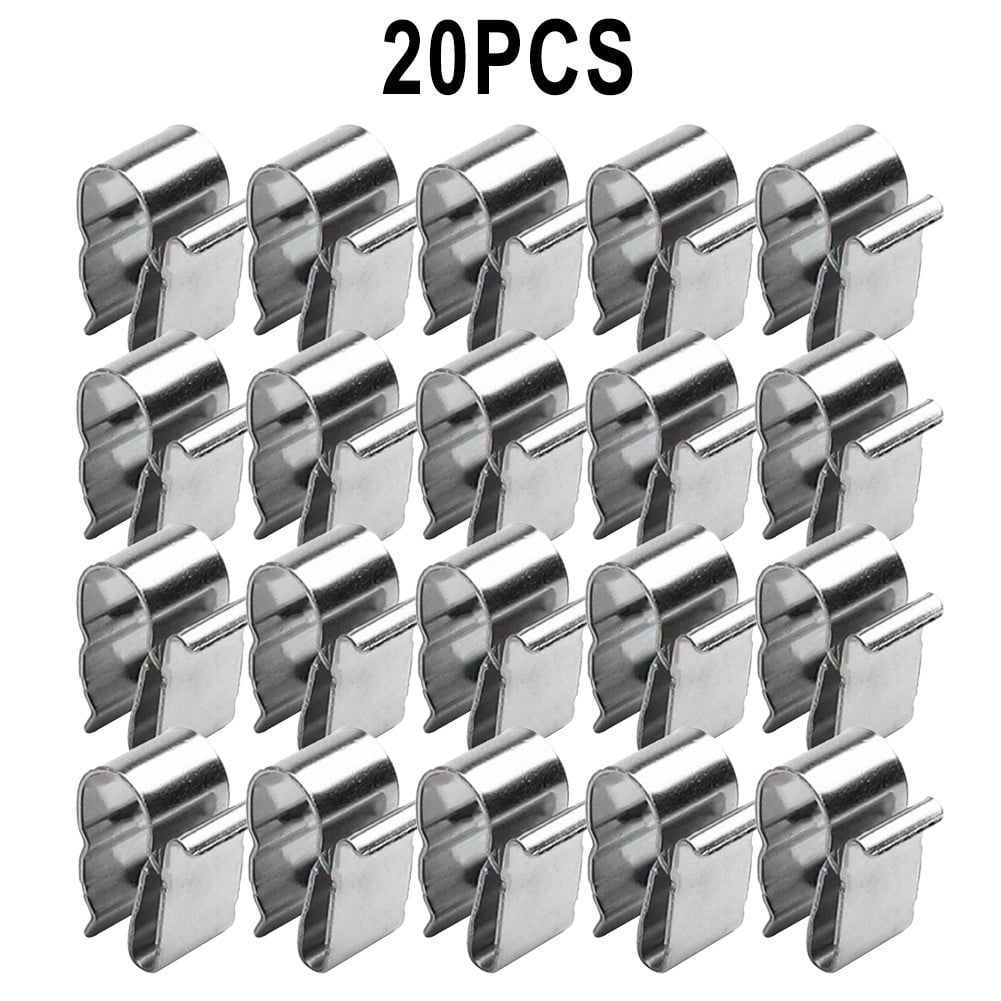 20/50 PCS 304 Stainless Steel Solar PV Cable Clips/Clamp For PV Solar ...