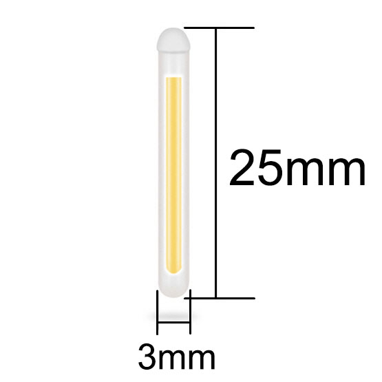 20 / 50 pcs Fishing Float Fluorescent Lightstick Light Night Float Rod ...