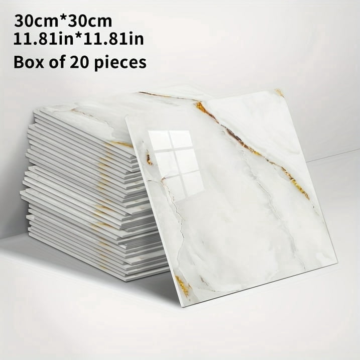 20/50PCS 3D Marble Peel and Stick Wall Panels – Thickened Foam ...