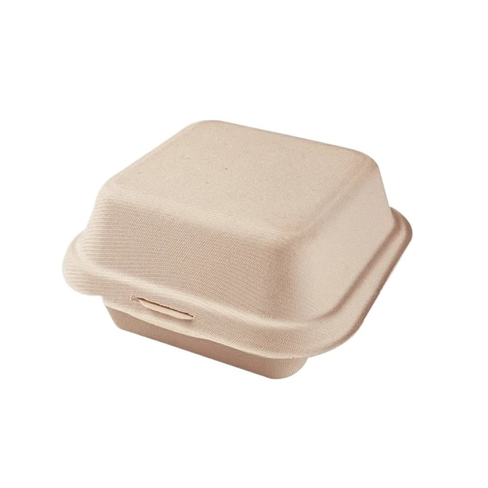 20/50PCS Disposable Biodegradable Hamburger Box,Bento Lunch Box Baking ...