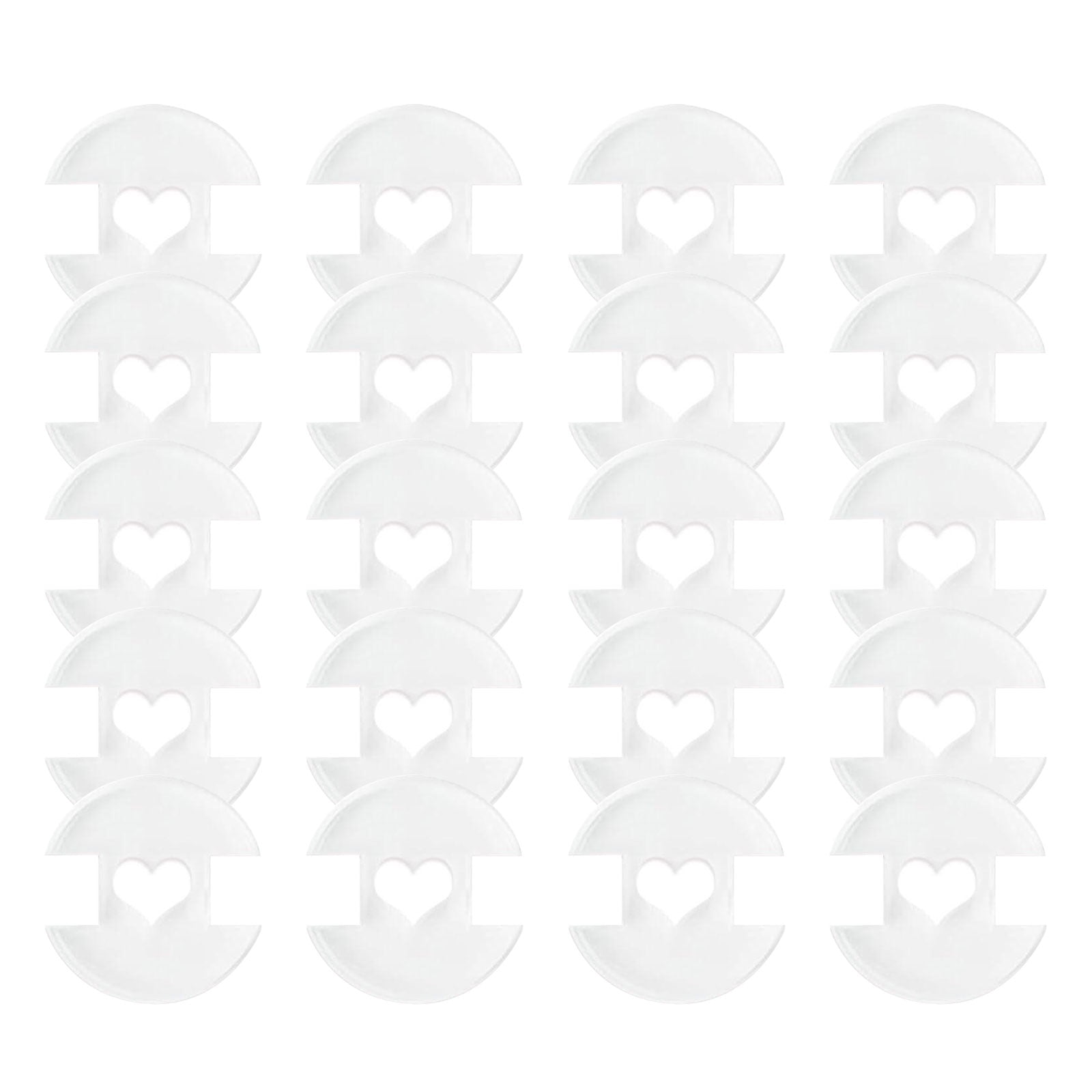 20/50Pcs Acrylic Buttons Attachment Hat Making Fasteners Round Buttons ...