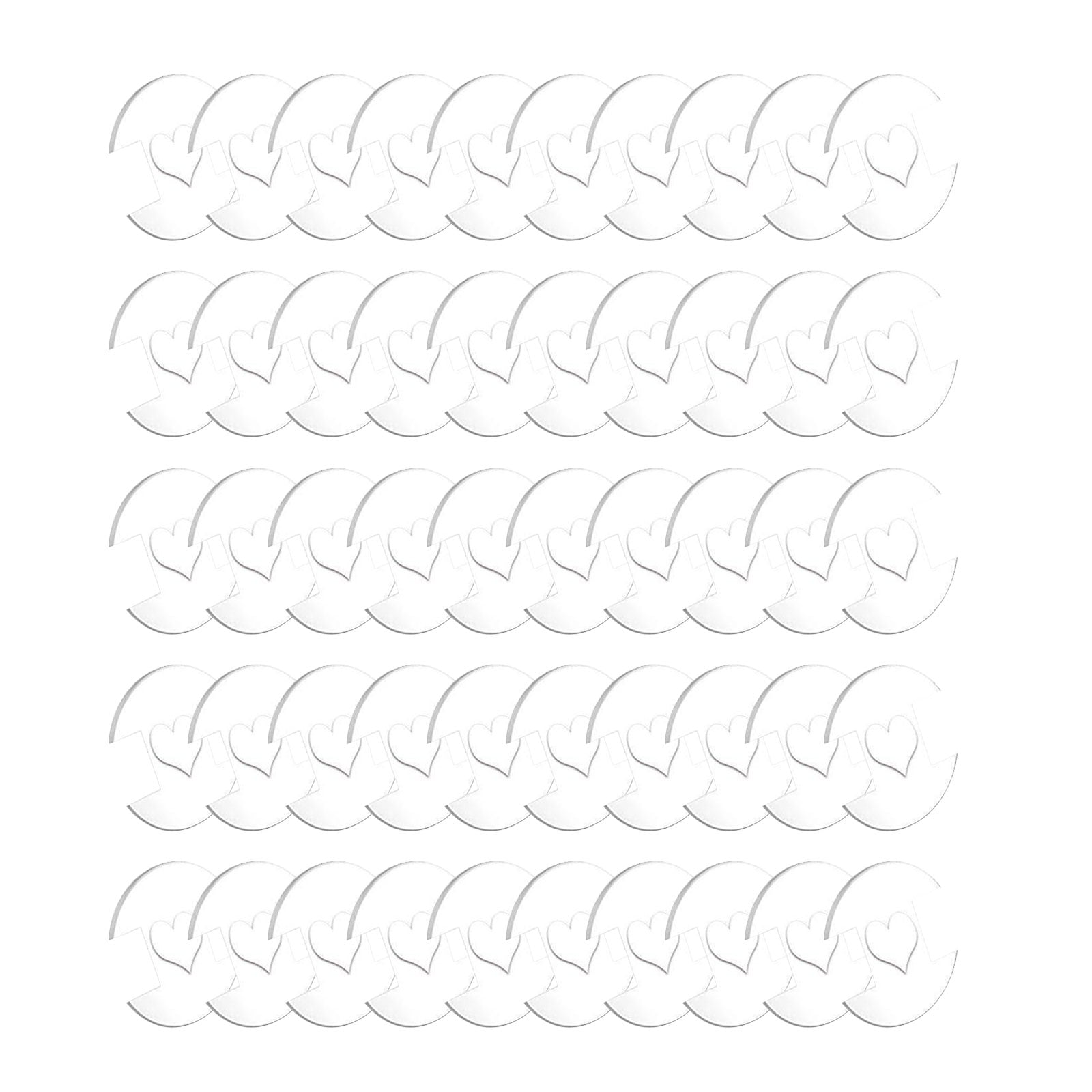 20/50Pcs Acrylic Buttons Attachment Hat Making Fasteners Round Buttons ...