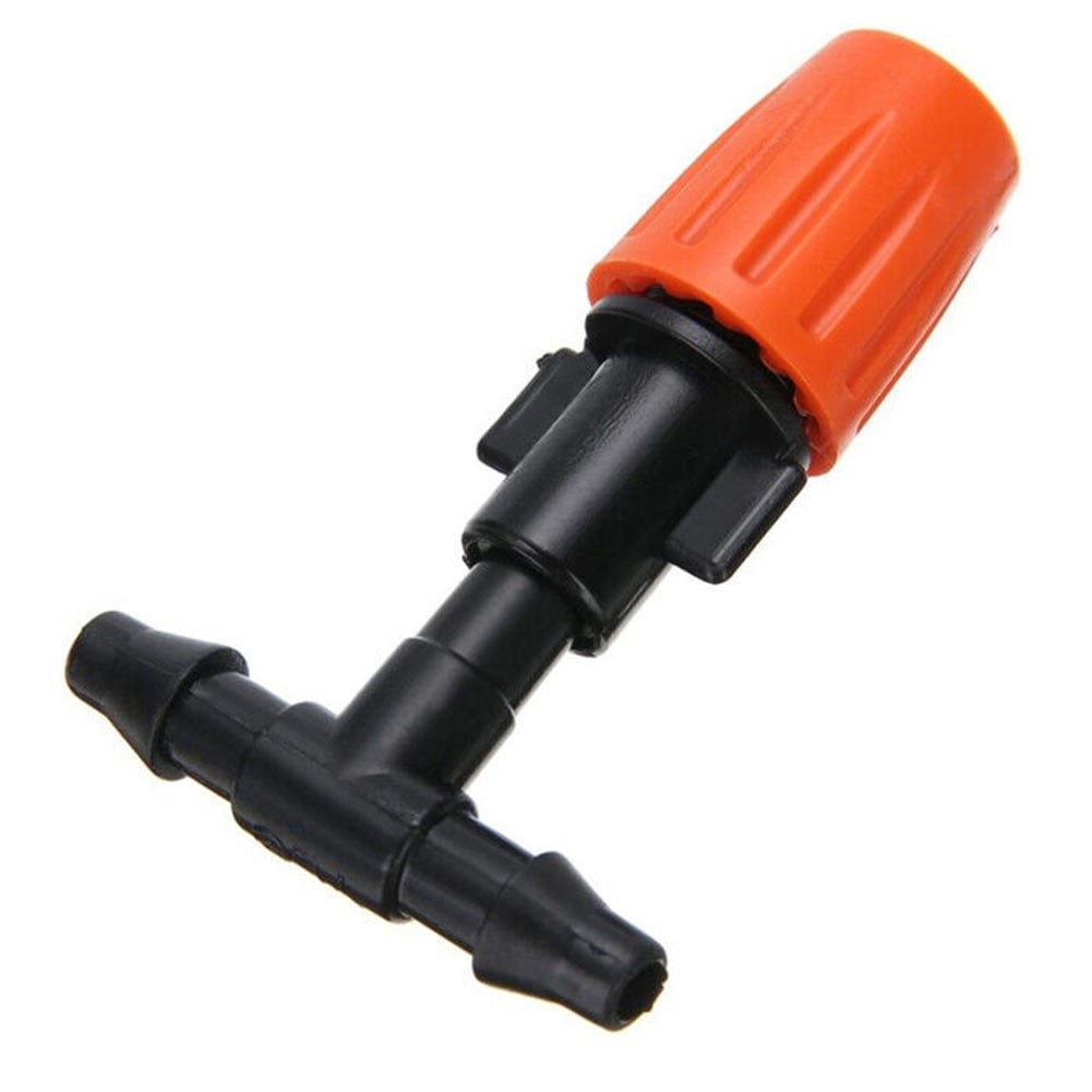 20/50Pcs Single Head Orange Drip Adjustable Irrigation System Watering ...