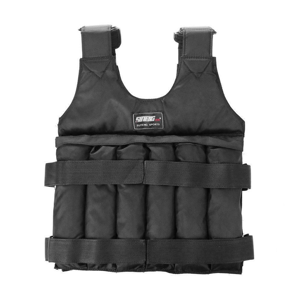 20/50kg Loading Weighted Vest Adjustable Exercise Training Fitness ...
