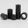 20 50pcs M3 M4 M5 M6 Black Nylon Abs Non Threaded Spacer Round Hollow