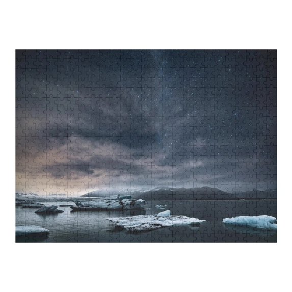 20.5x15 Inch Jigsaw Puzzle Landscape Sea Ice Puzzle Small Puzzle 500 ...