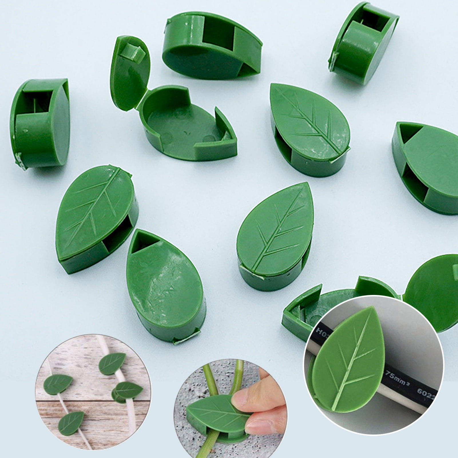 20/60/90 Pcs Plant Vine Fixing Clip - Climbing Plant Wall Mount Fixture ...