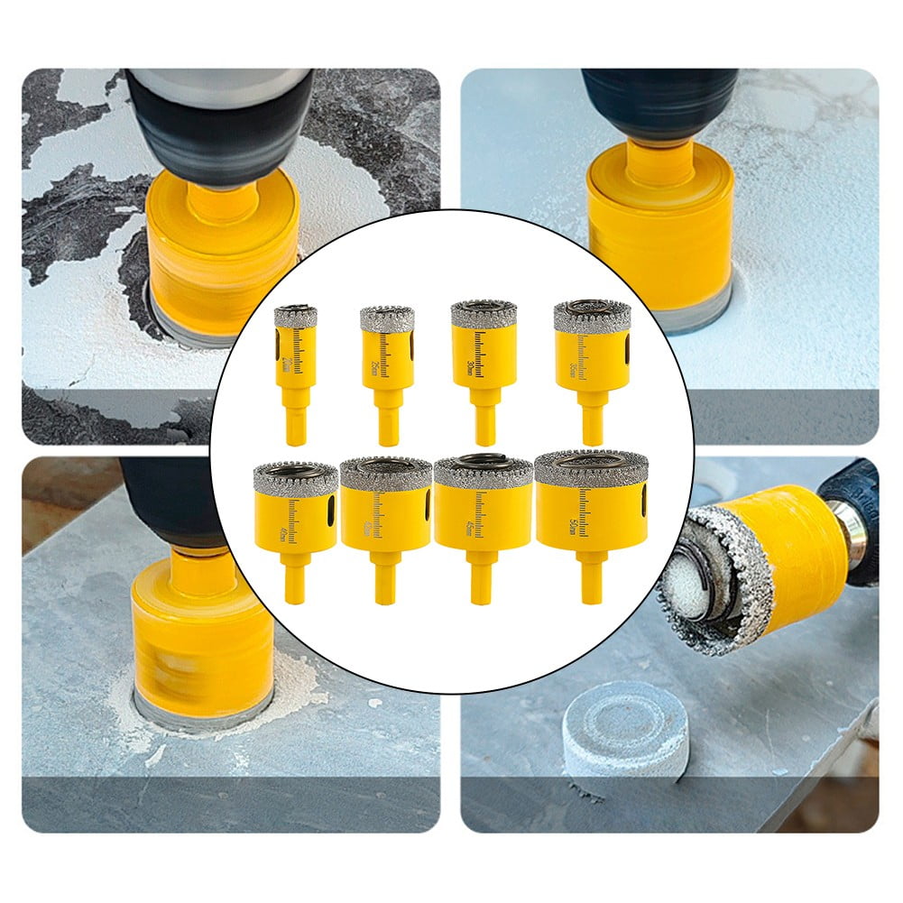 20-60Mm Hole Saw Cutter Drilling Drill Bit Hole Opener Triangle Shank ...