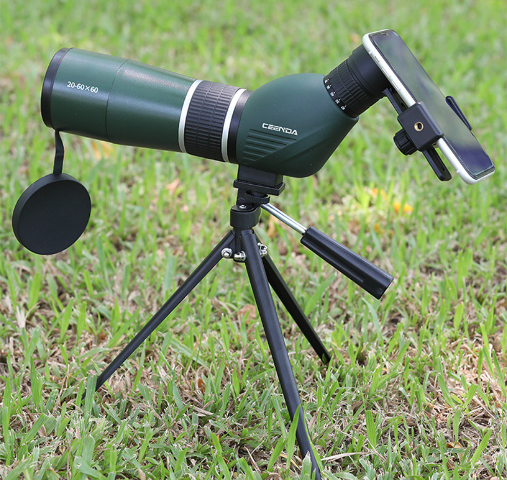 20-60X60 Spotting Scope Zoom Monocular Powerful Telescope Bak4 Prism ...
