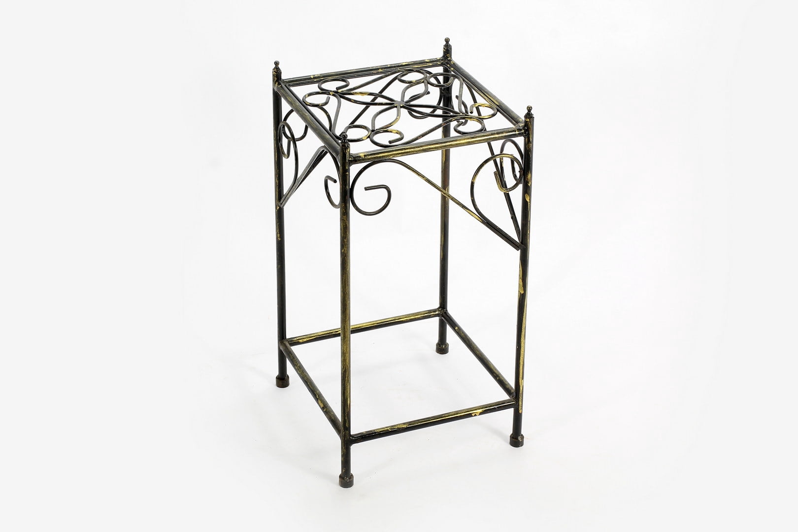 Living Room Shelving Units 20.67" Medium Lattice Square Black / Gold ...
