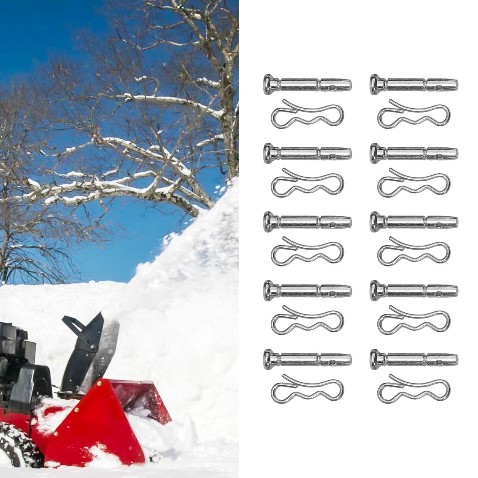 20×738-04124A Shear Pins&Cotter Pins for Snowblower Set - Walmart.com