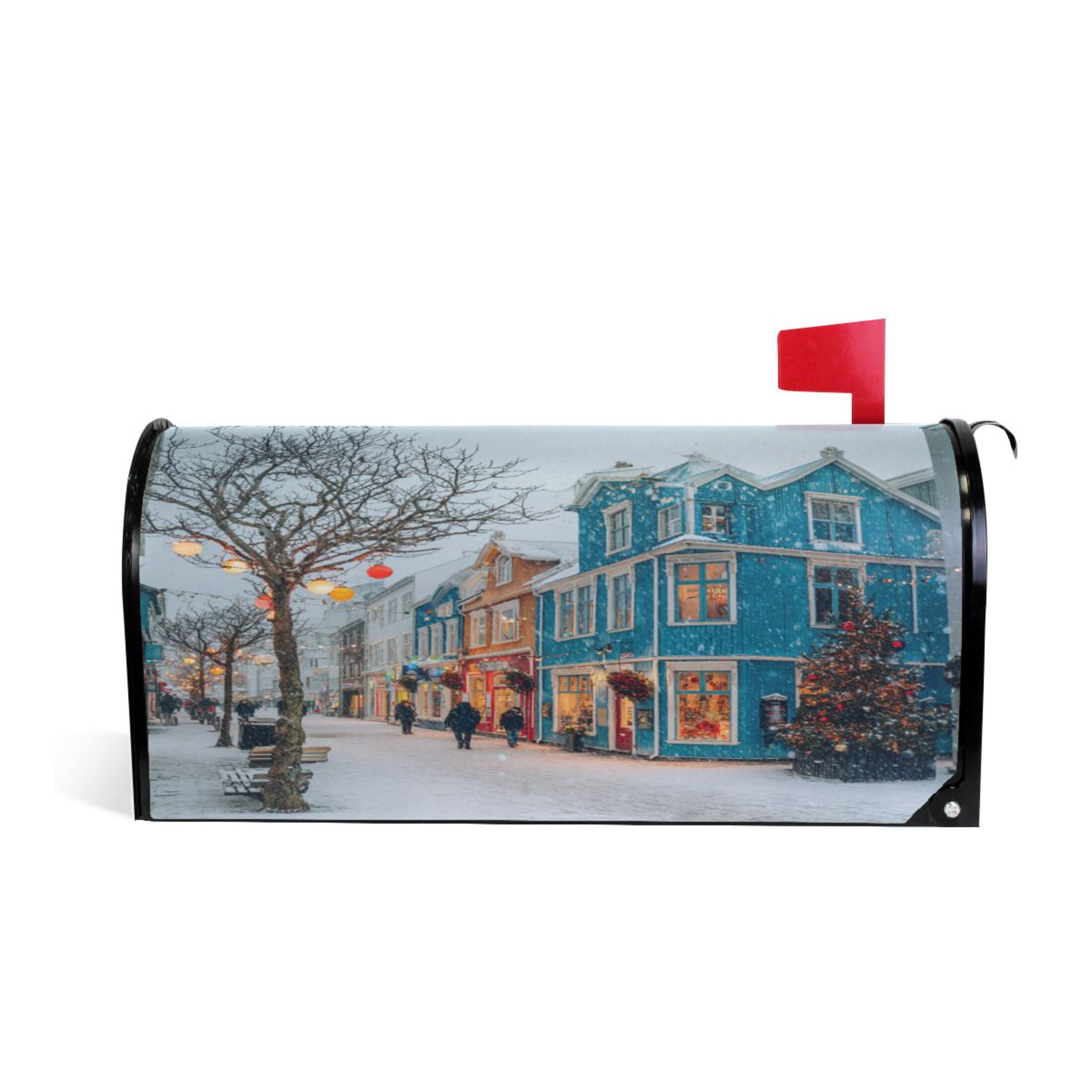 20.7x18.03" Magnetic PVC Mailbox Cover Letter Box Cover Mailbox Wraps ...