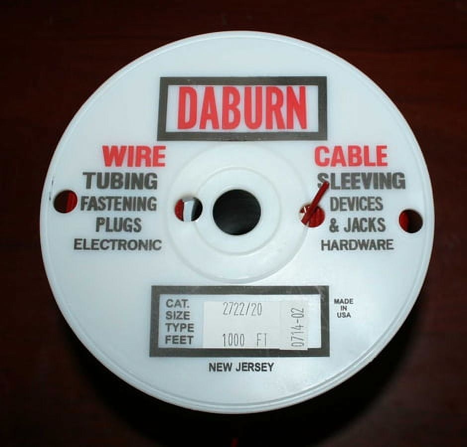 20 AWG Red, Stranded High Flex Test Lead Wire - By the foot - Walmart.com