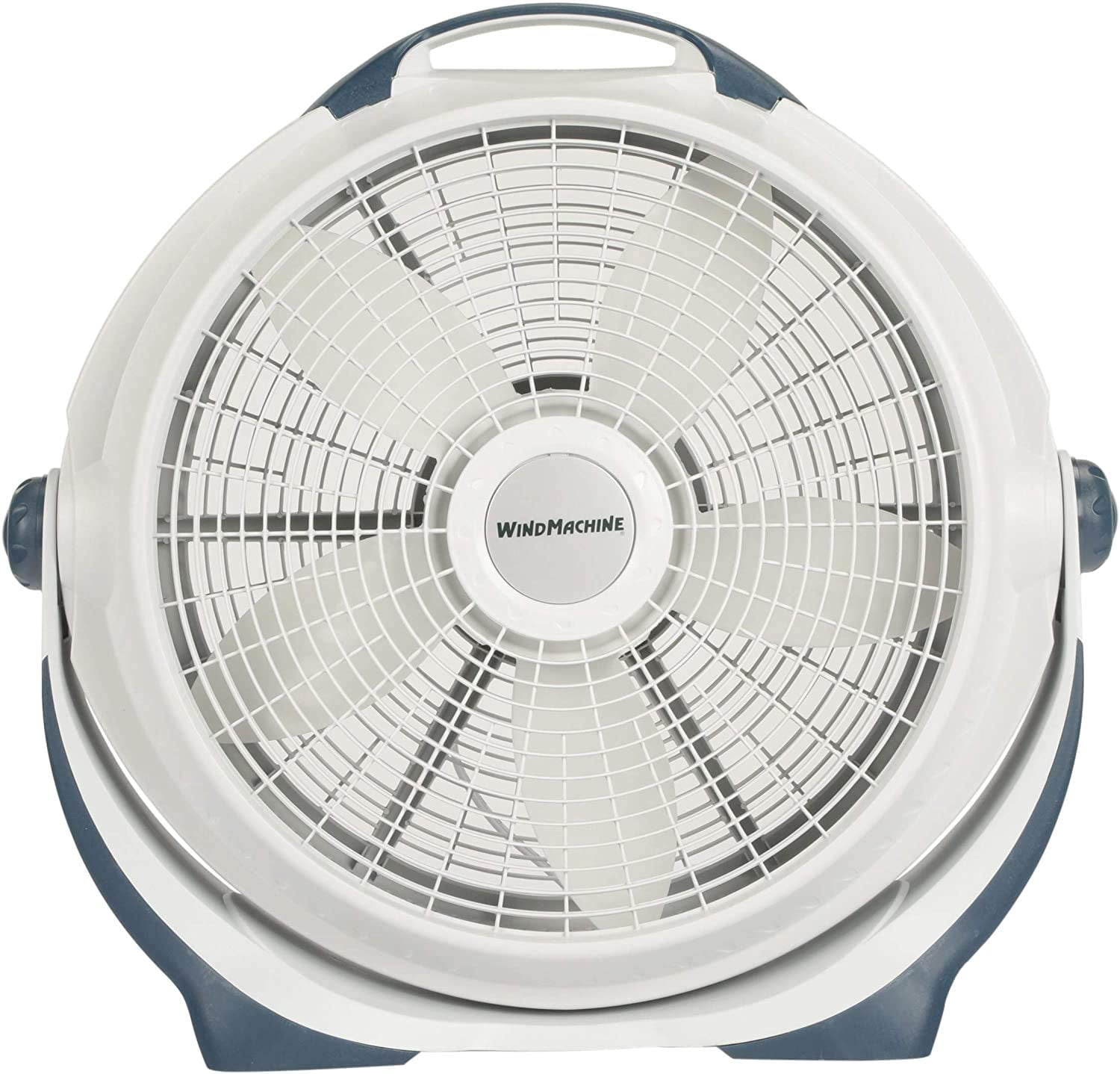 20" Air Circulator, Black Wind Machine for Home, Floor Fan with 3 ...