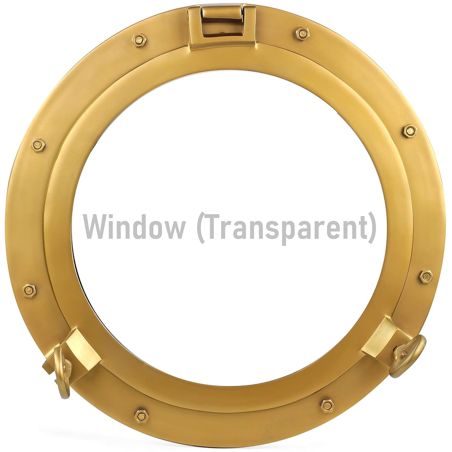 20” Aluminum Antique Bronze Finish Ships Porthole Window | Transparent ...