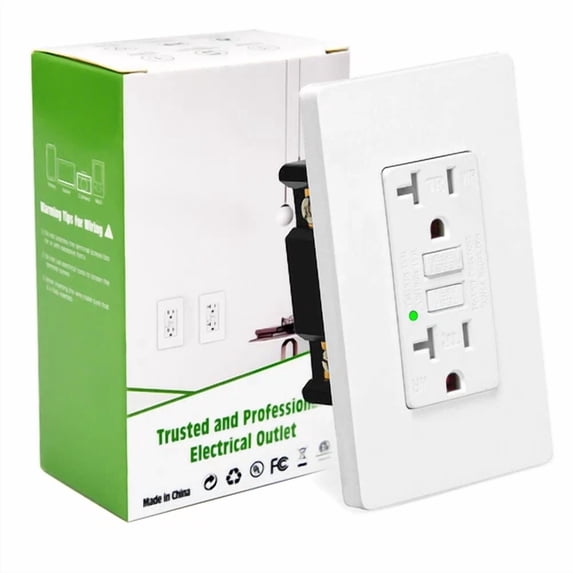 20 Amp Gfci Outlet Ground Fault Circuit Interrupter Tamper Weather ...