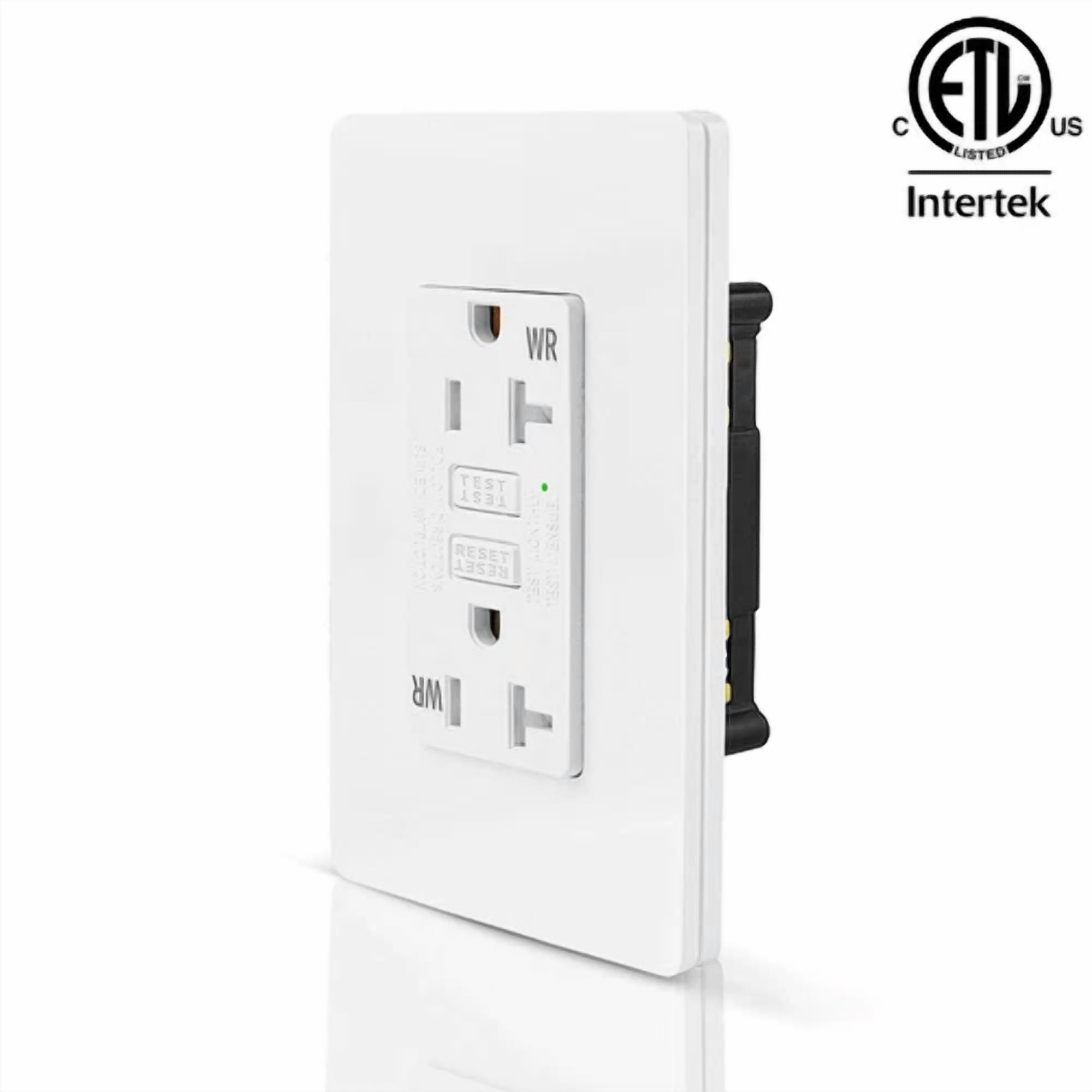 20 Amp Gfi Outlet Slim Duplex Receptacle Ground Fault Circuit ...