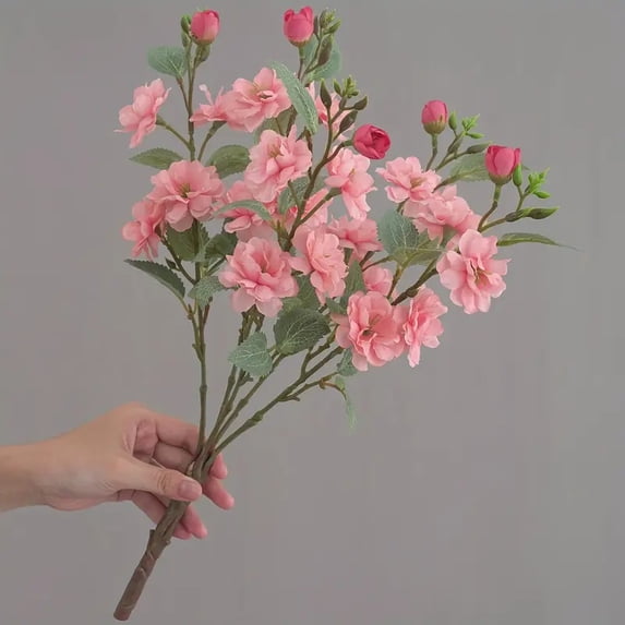 20 Artificial Roses - Realistic Flower Arrangement for Home, Office ...