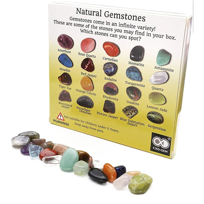 20 Assorted Natural Gemstone Specimens Premium Variety of Amethyst ...