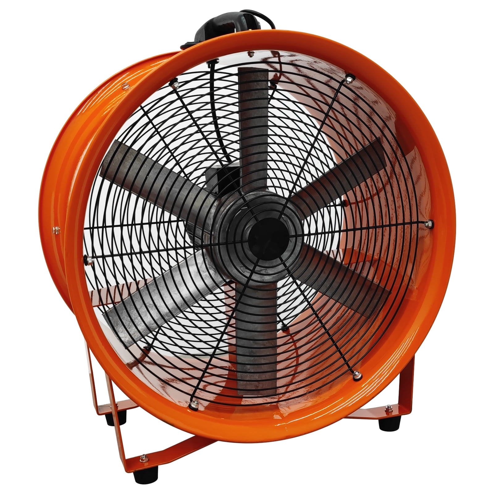20” Axial Fan Portable Cylinder Pipe Spray Booth Paint Fumes Blower ...