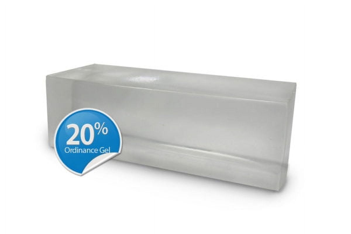 20% BALLISTIC GELATIN SPARTAN BLOCK (18 × 8 × 8 in) - Walmart.com