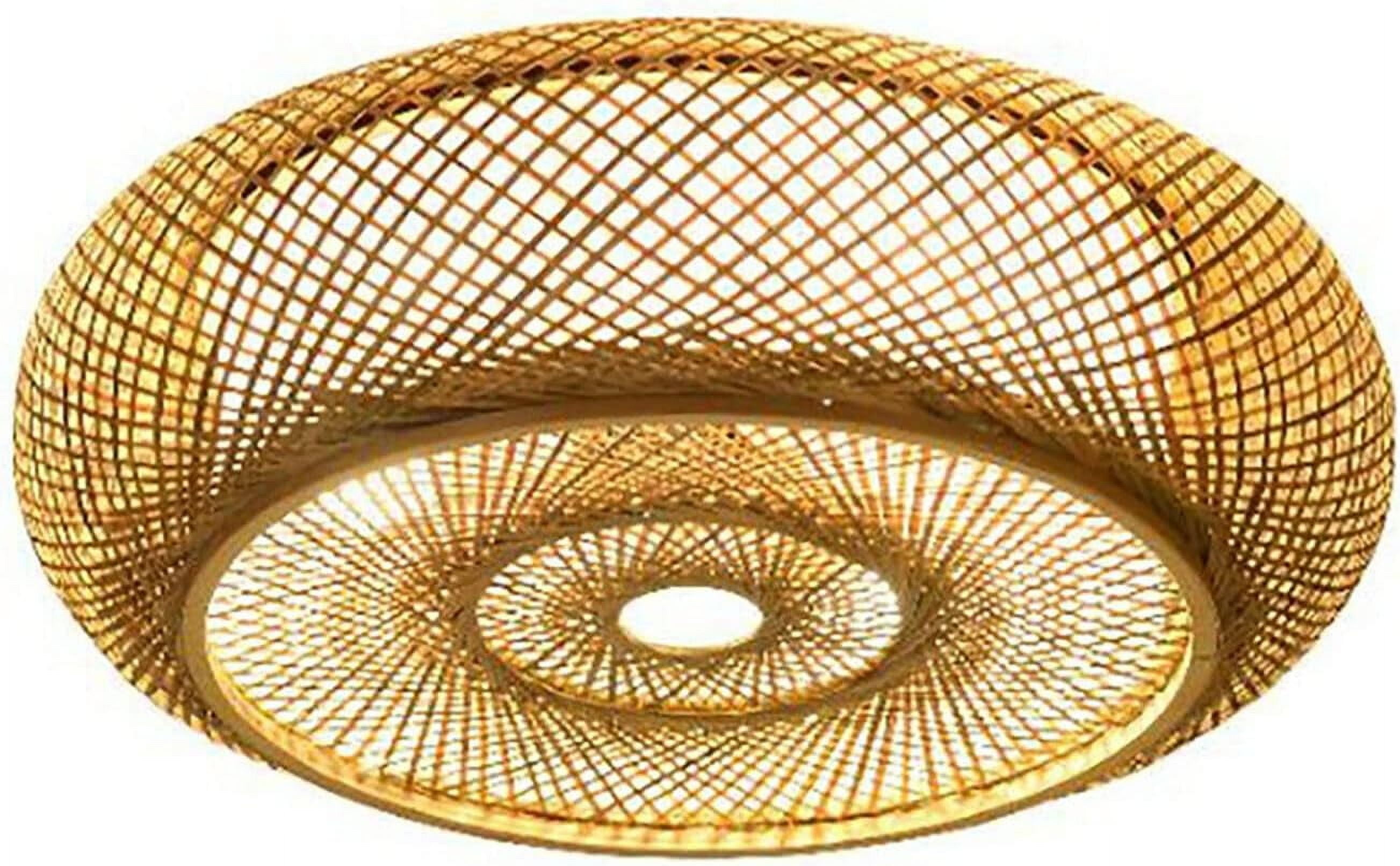 20 " Bamboo Ceiling Lamps, Vintage Bamboo Ceiling Ceiling Lights, Hand ...