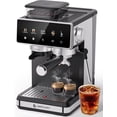 20 Bar Espresso Machine with Grinder - 3 Temp Coffee Machine with 20 ...