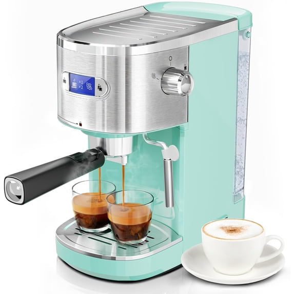 20 Bar Espresso Machine Semi-Automatic, Professional Coffee Maker with ...