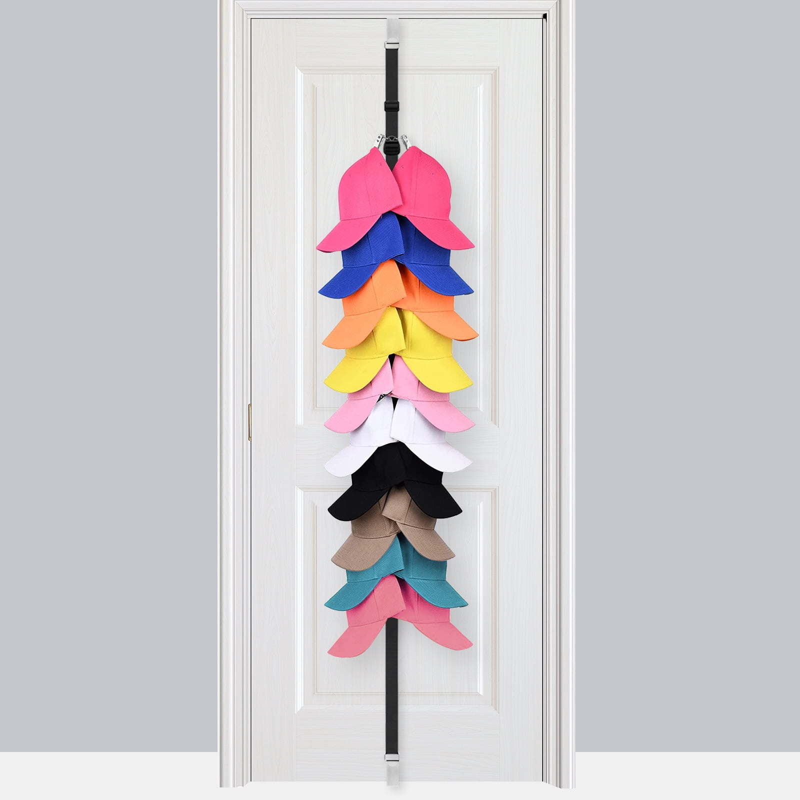 20 Baseball Cap Holder, TSV Closet Cap Racks, Closet Hanging Cap Keeper ...