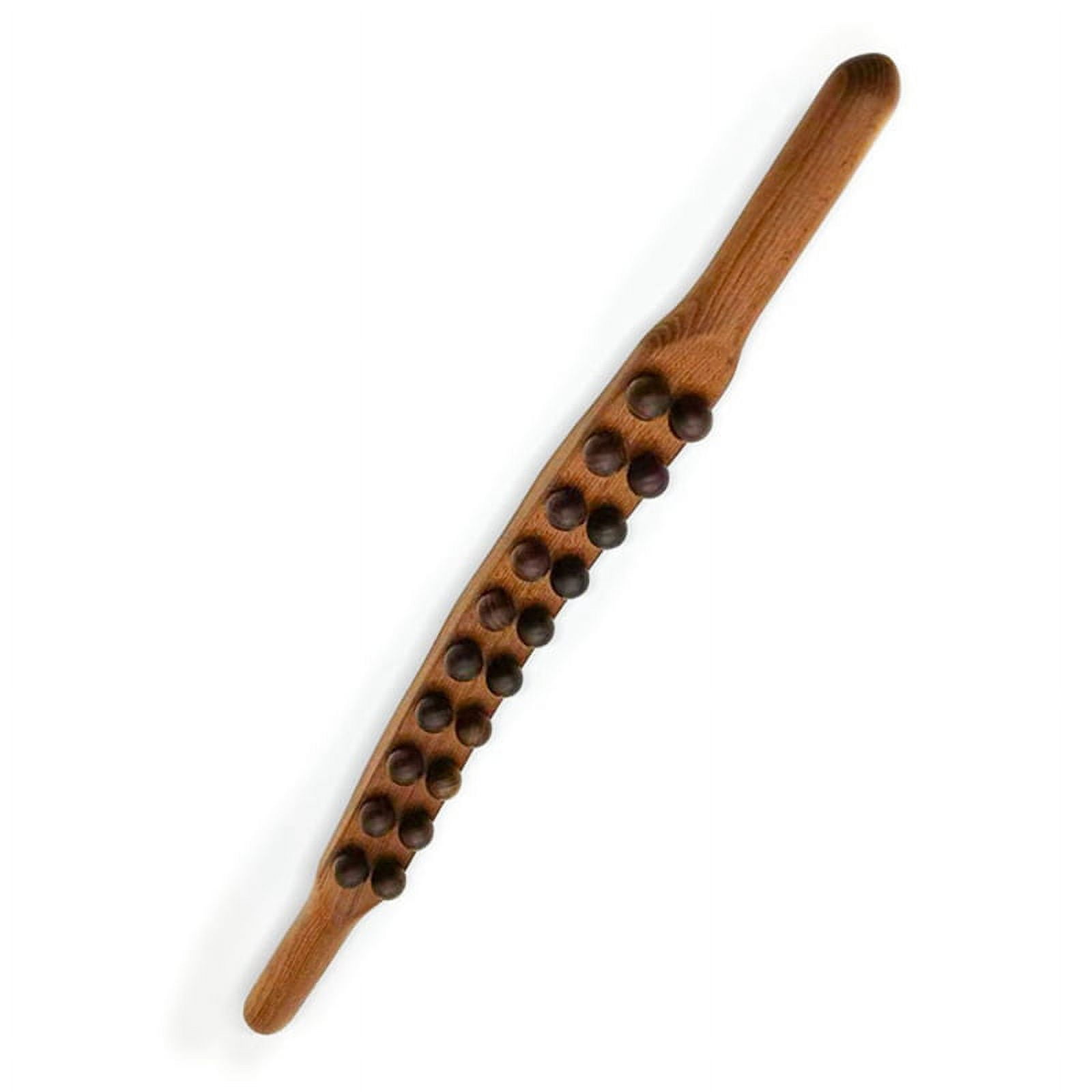20 Beads Guasha Scraping Stick Wooden Massage Tools Relieve Sore ...