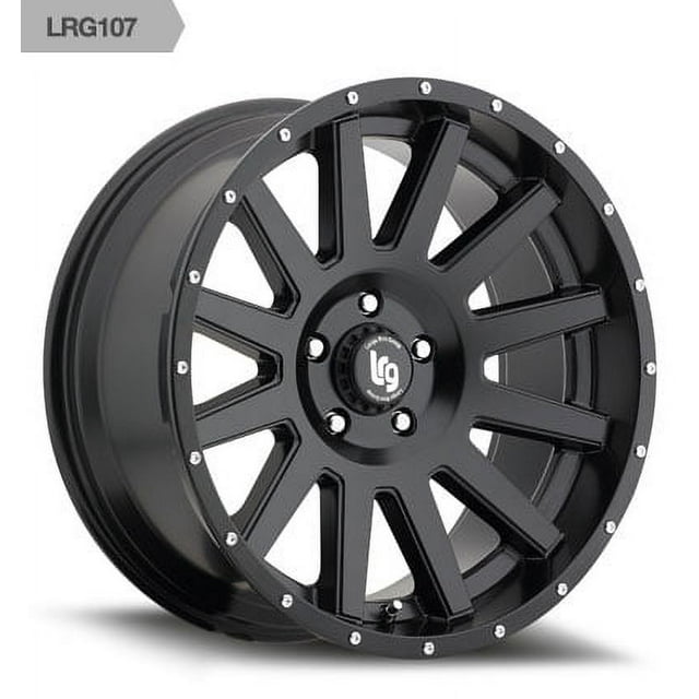 20" Black 107 Series Wheel by LRG Wheels 10729085712N - Walmart.com