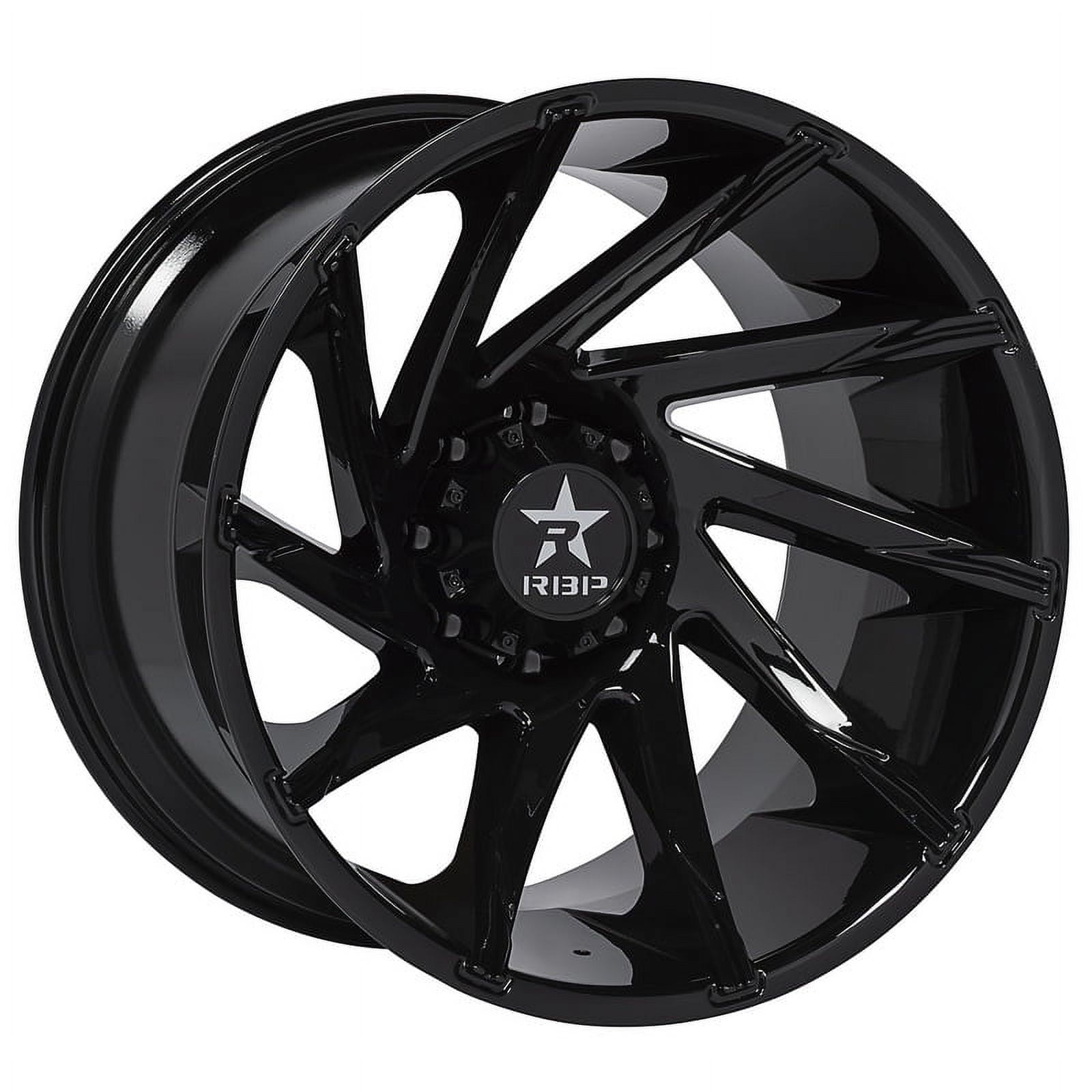 20" Black 77R Spike Wheel by RBP (Rolling Big Power) 77R-2010-73-12FB ...
