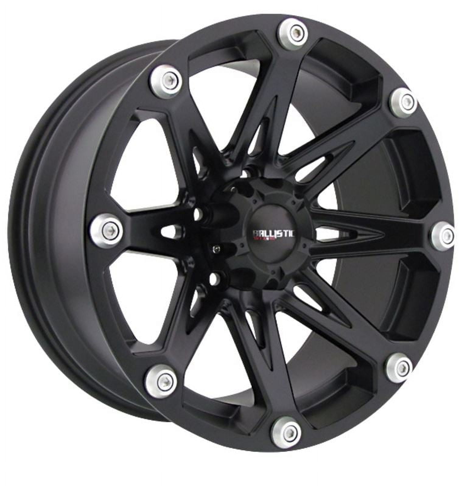 20" Black 814 Jester Wheel by Ballistic Wheels 814290655+12FB - Walmart.com