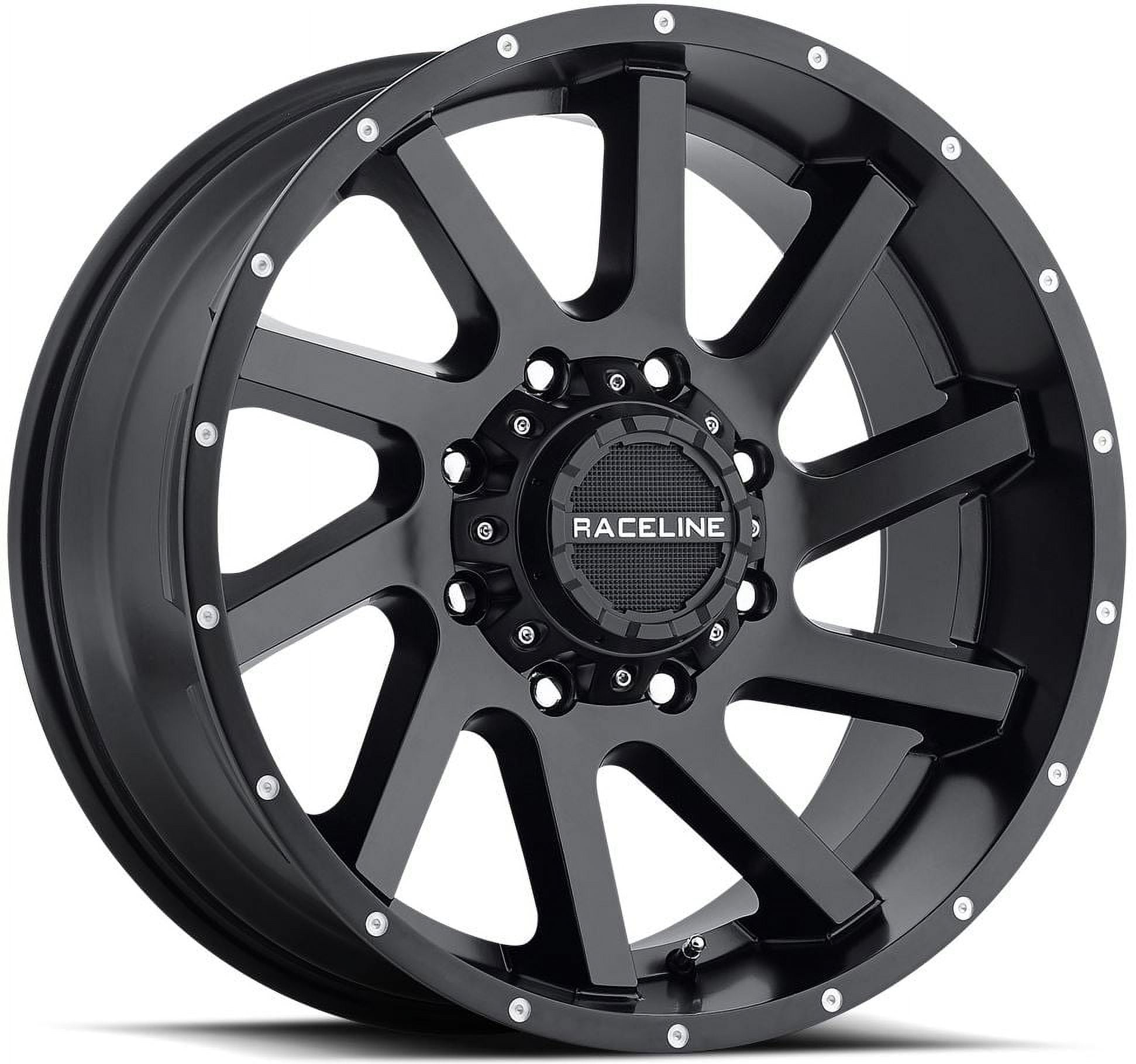 20" Black 932B Twist Wheel by RaceLine 932B-29066-00 - Walmart.com