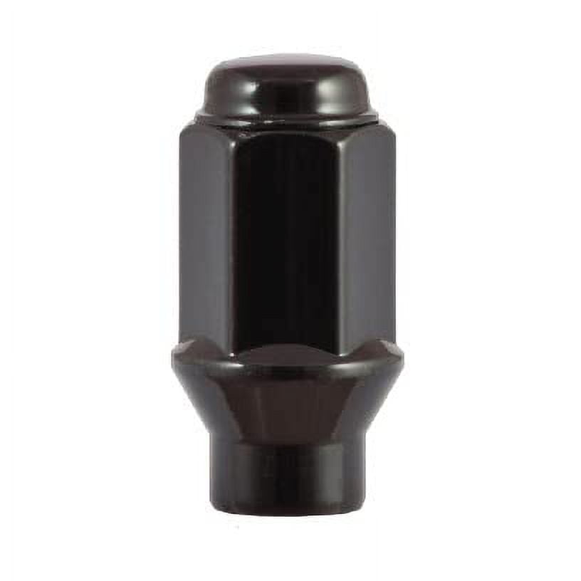 20 Black ET Conical Bulge Long Lug Nuts 12mmx1.25 with Center Washers 0 ...