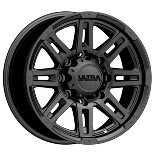 20" Black Machine 226 Wheel by Ultra Wheel 226-2983SB+18 - Walmart.com