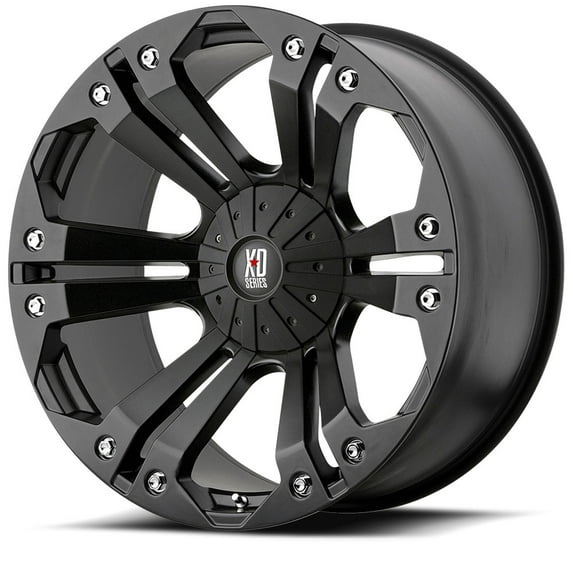 20" Black Monster XD778 Wheel by KMC Wheels XD77821067712N - Walmart.com