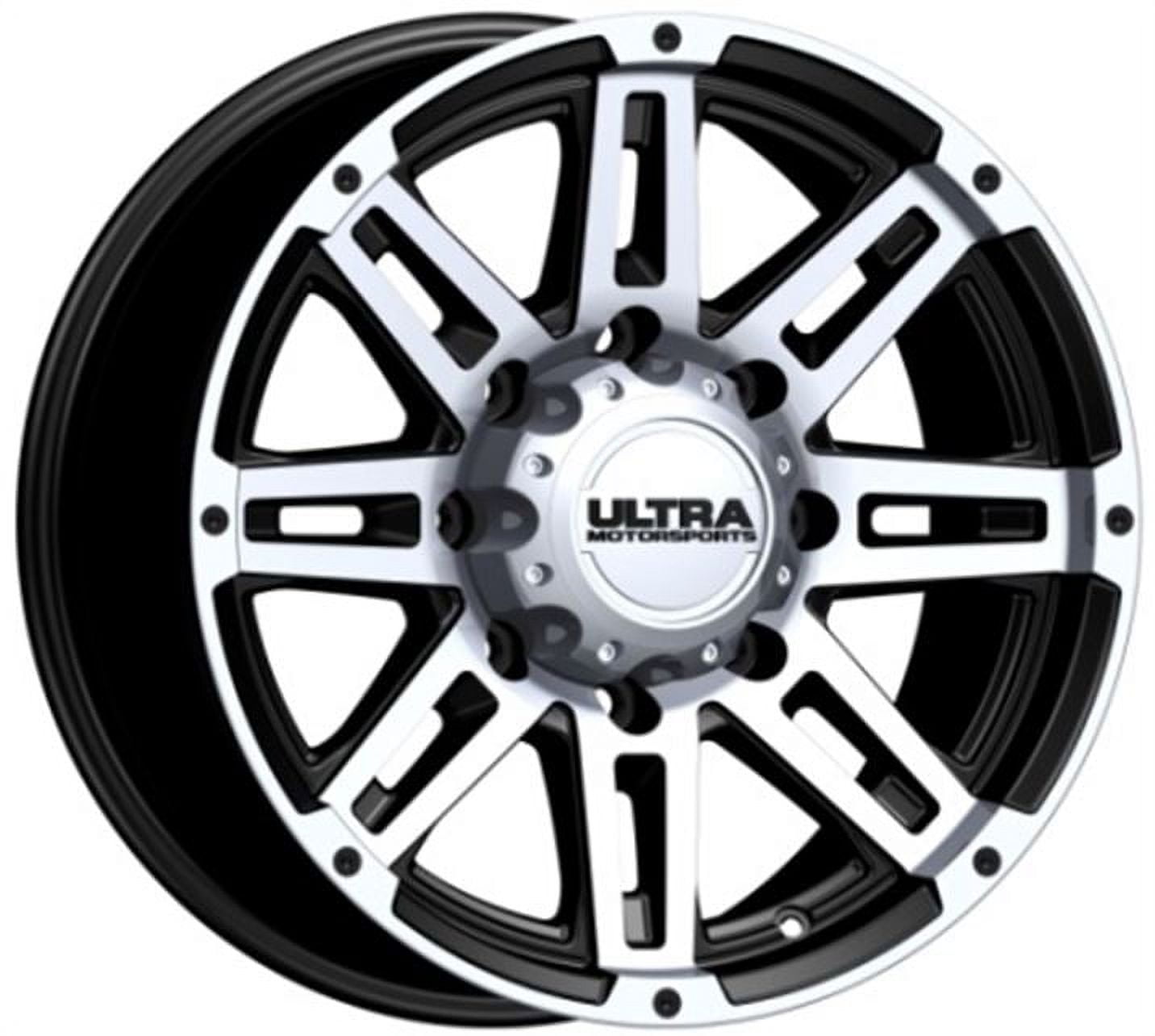 20" Black With Diamond Cut Machine 226 Wheel by Ultra Wheel 226-2983U ...