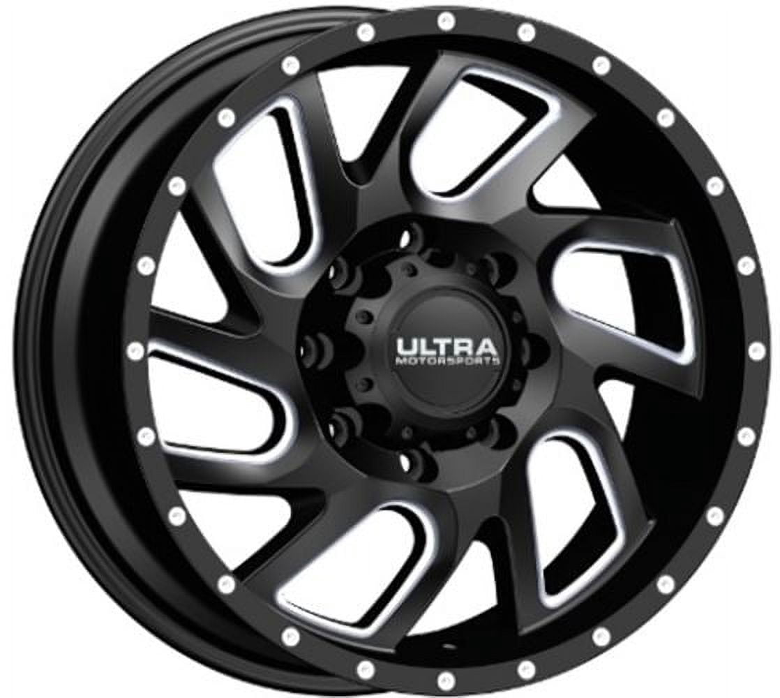 20" Black With Natural Accents Carnage 221 Wheel by Ultra Wheel 221 ...