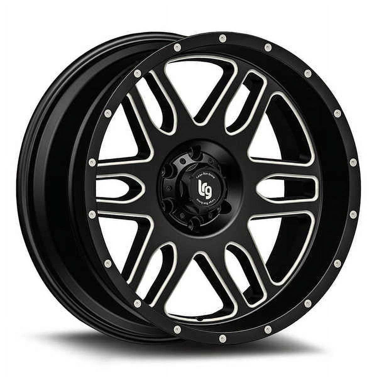 20" Black With Natural Accents Squadron 116 Wheel by LRG Wheels ...
